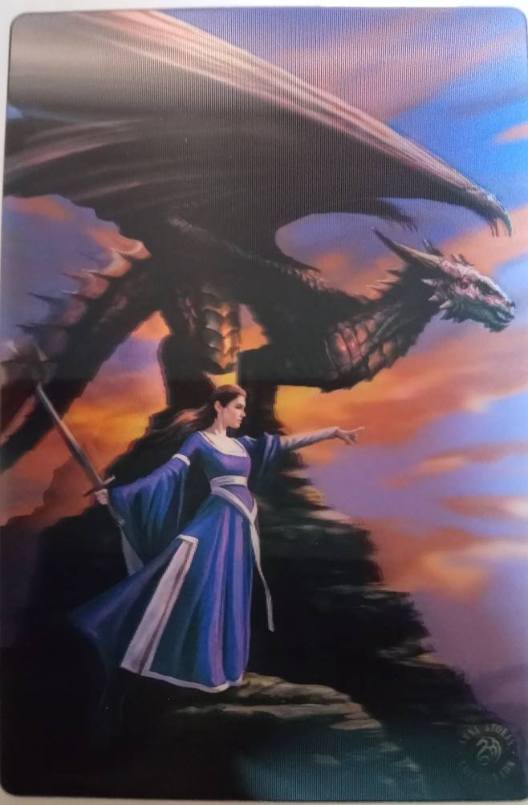 Sentinel 3D Postcard, Anne Stokes Design - Etsy