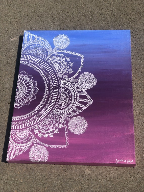 Half Mandala Using Henna Designs | Etsy