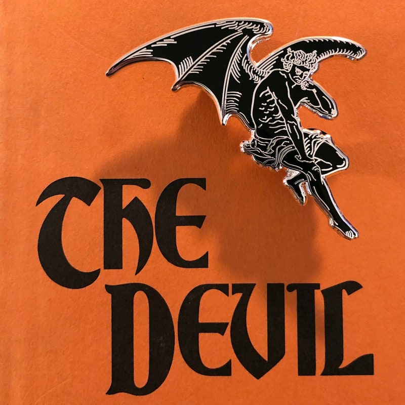 Devil Pin - Etsy