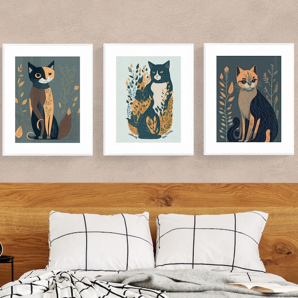 Bohemian Cats - Etsy