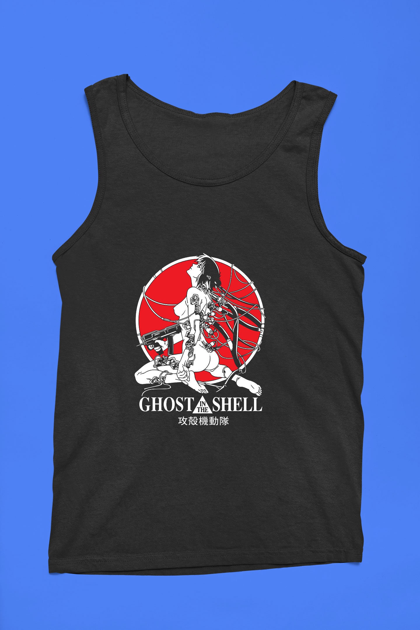 Ghost in the Shell, Motoko Kusanagi Gift T Shirt, Unisex Tank Top ...
