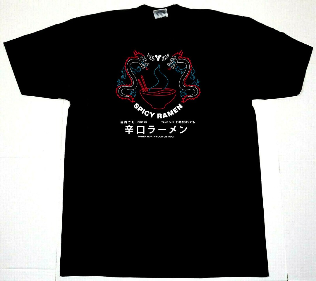 New Destiny 2 Spicy Ramen Shop Gift T Shirt, Unisex Tank Top, Summer ...