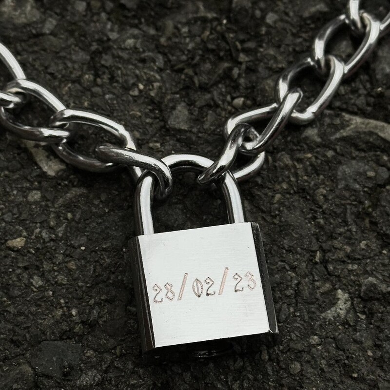 Padlock Necklace - Etsy