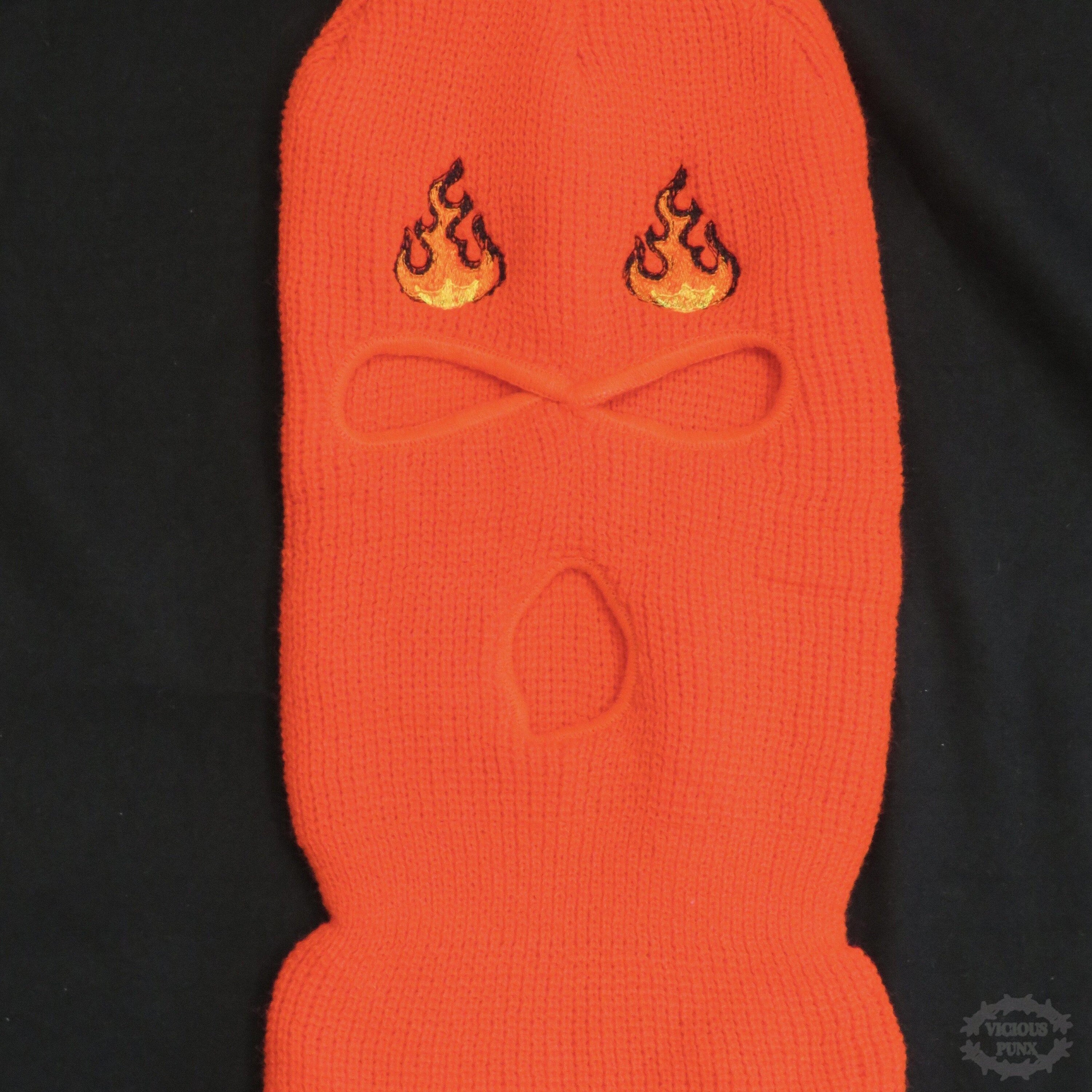 Orange Flaming Eyes Balaclava/ski Mask | Etsy