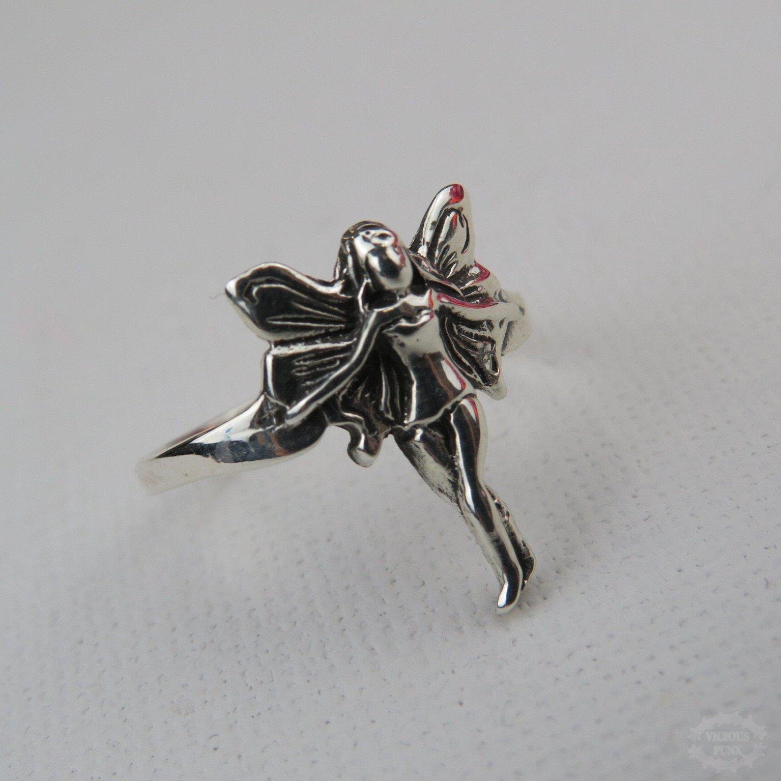 Sterling Silver Fairy Ring | Etsy