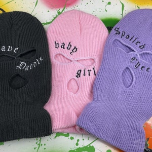 Custom Balaclava/ski Mask - Various Colours - Etsy