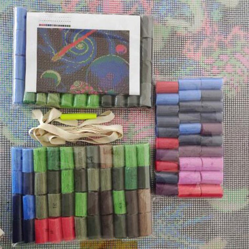 Flower DIY Latch Hook Kit Beginner Friendly Kit for Carpet | Etsy