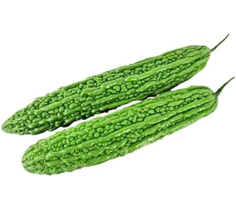 40 Seeds Heirloom Vegetable Green Balsam Pear Bitter Melon Seeds 青皮苦瓜 ...