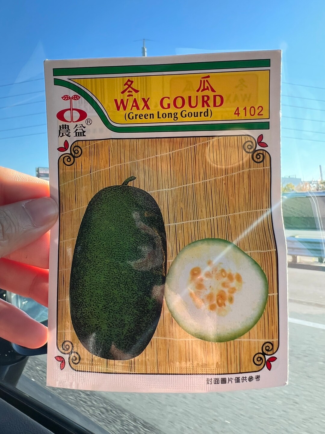 Set of 2 Factory Sealed Packs - WAX GOURD Winter Melon Ash Benincasa ...
