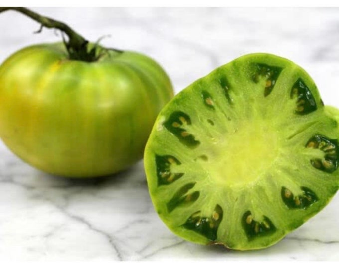 Tomato Seeds - Tasty Evergreen Tomato - 20 Seeds - Green Heirloom Ca ...