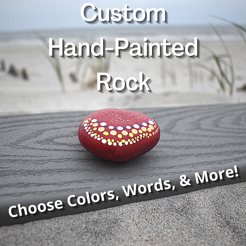 Hand Painted Rock - Etsy