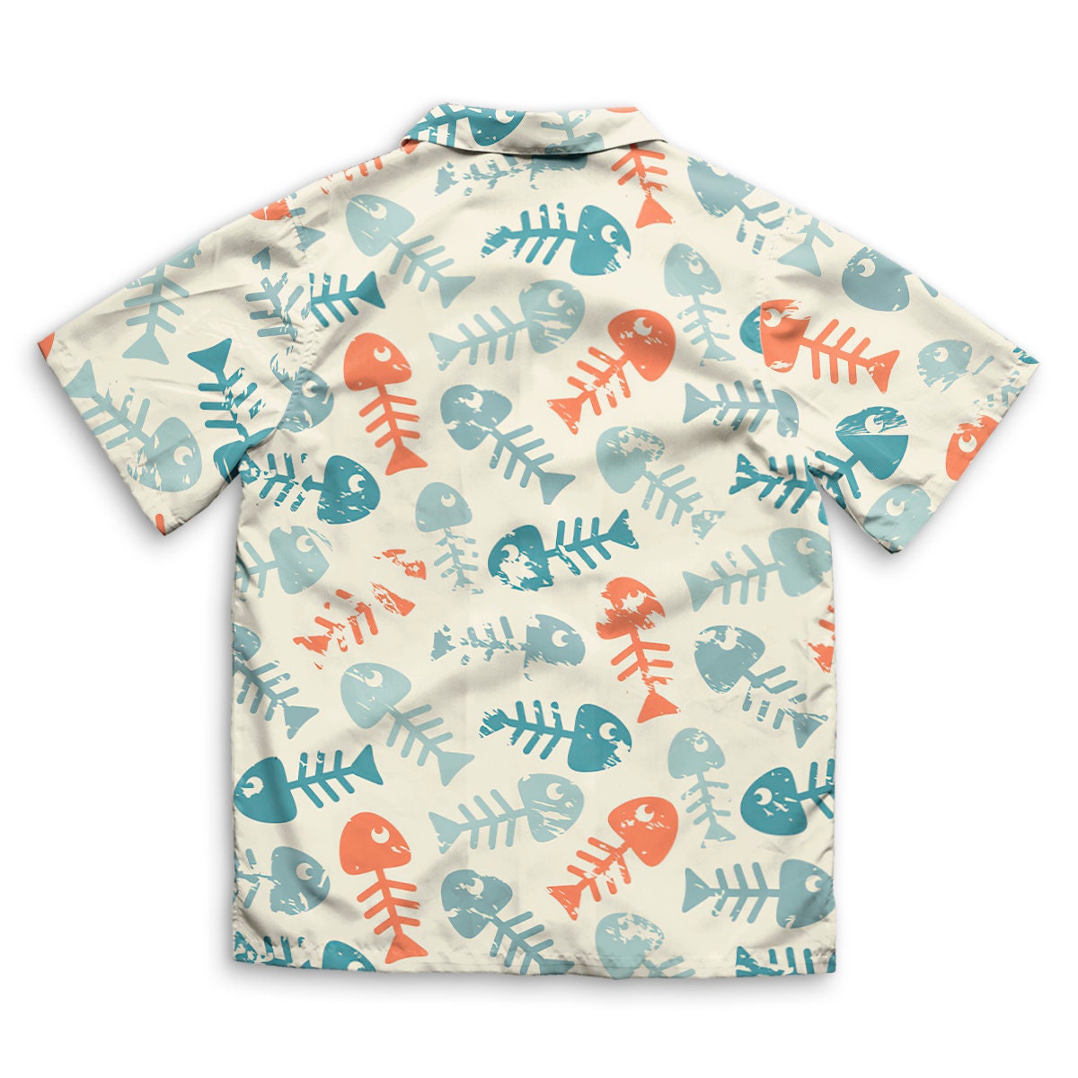 Pattern With Fish, Botton Vintage Aloha Hawaii Shirt sold by Minix ...