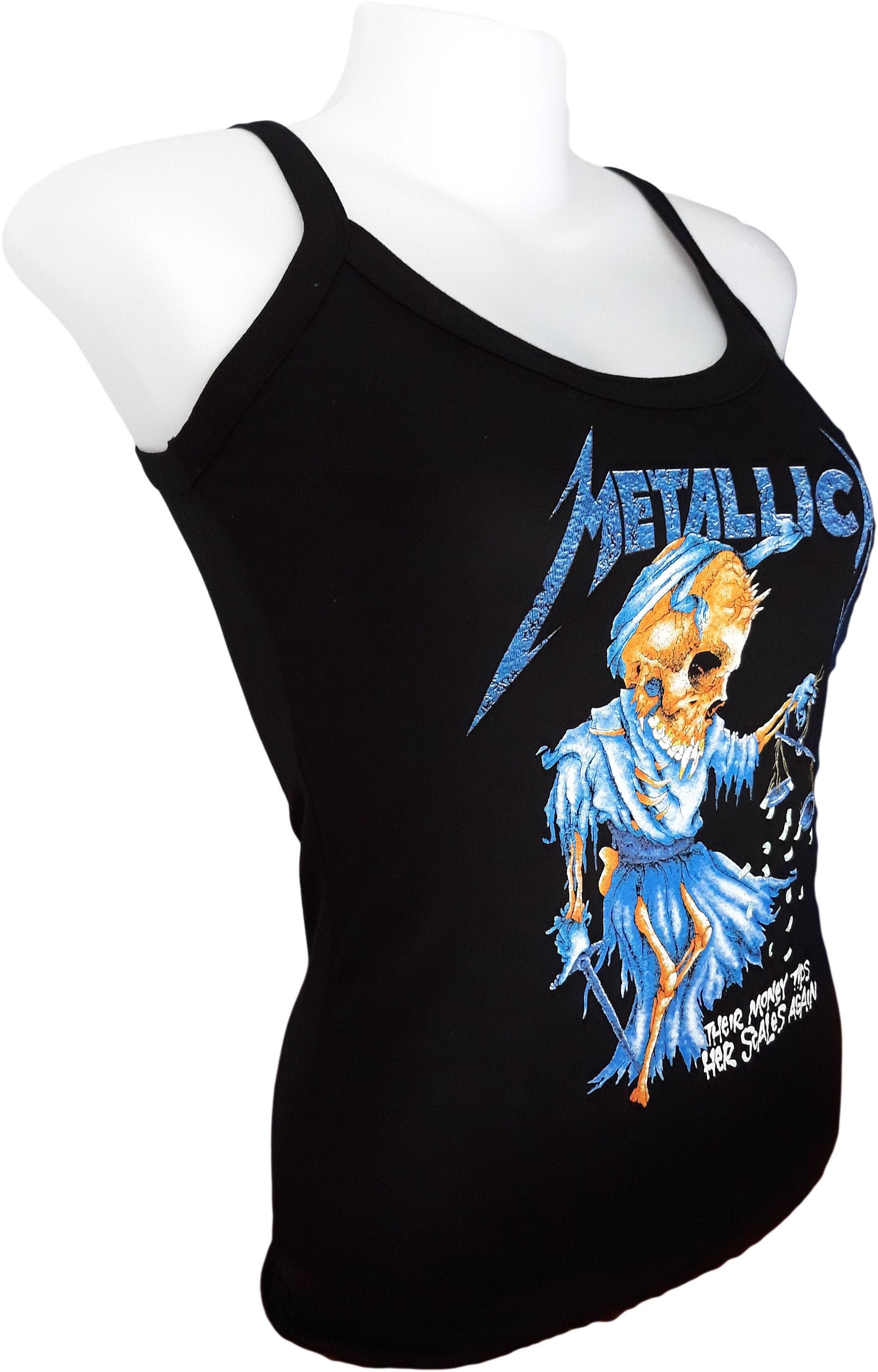 METALLICA tank top Women's Rayon Spandex | Etsy