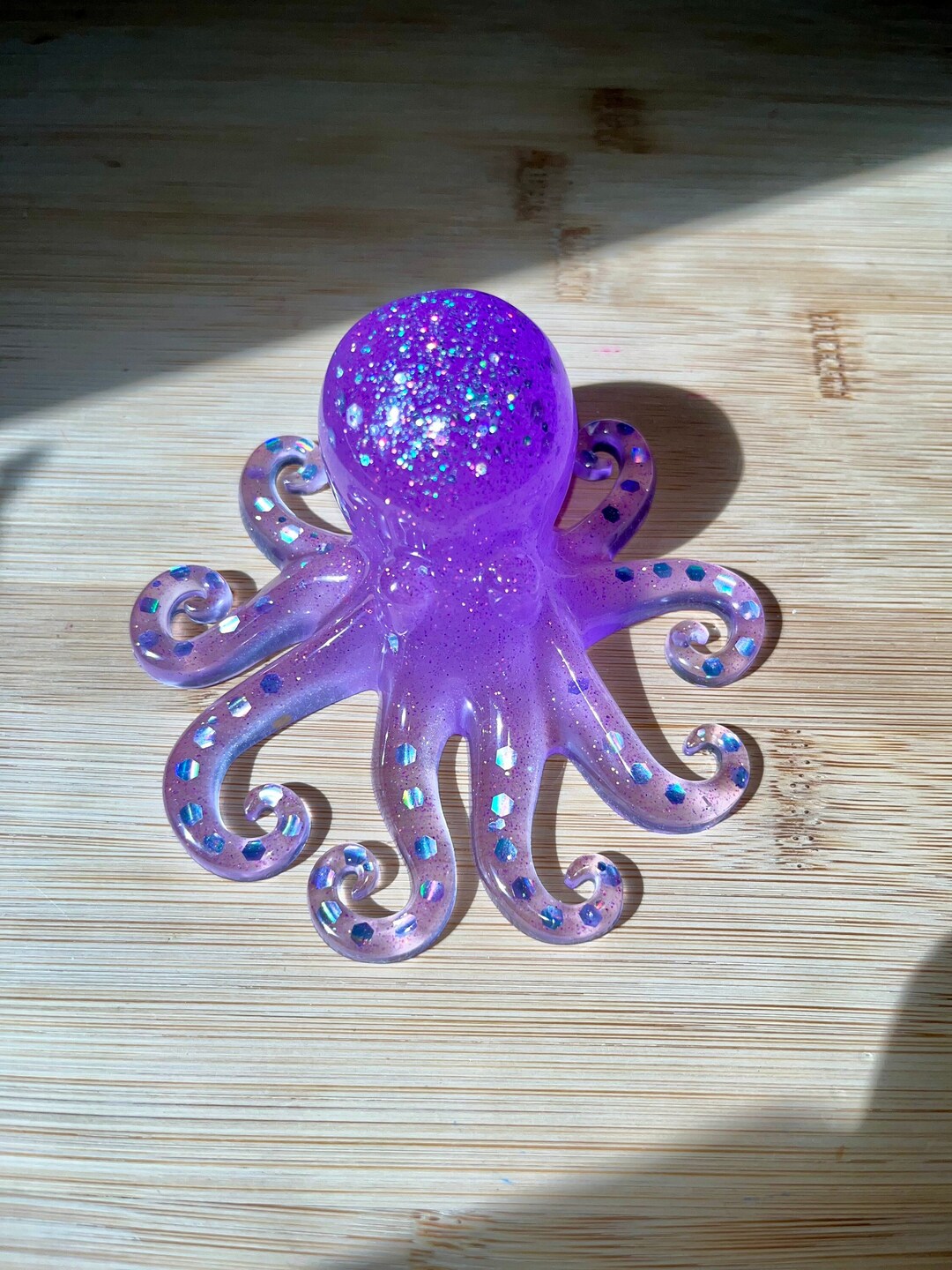 Purple GLOW Octopus. - Etsy