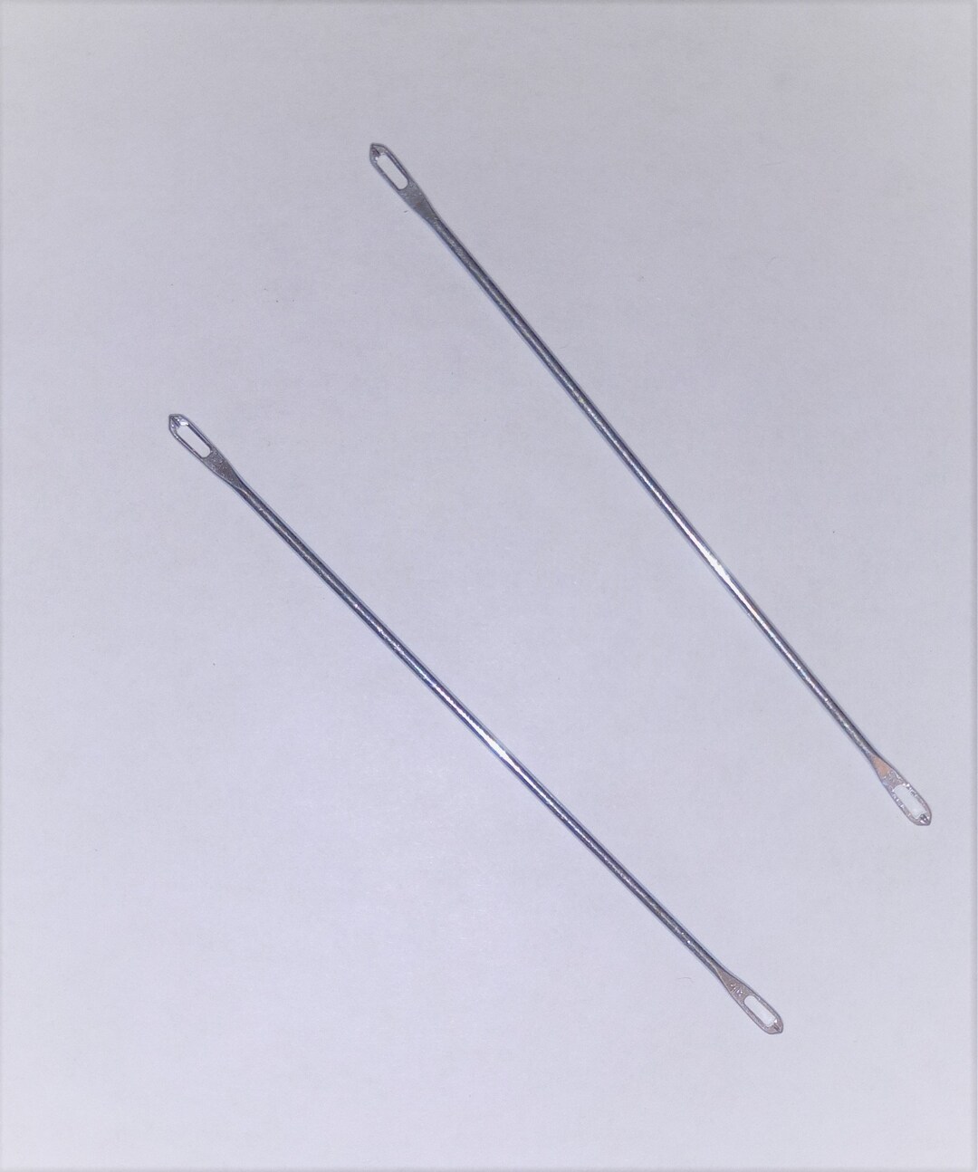 Set of Two (2 Pcs) Double Eyelet Tool to Transfer Needles From Ribbers ...