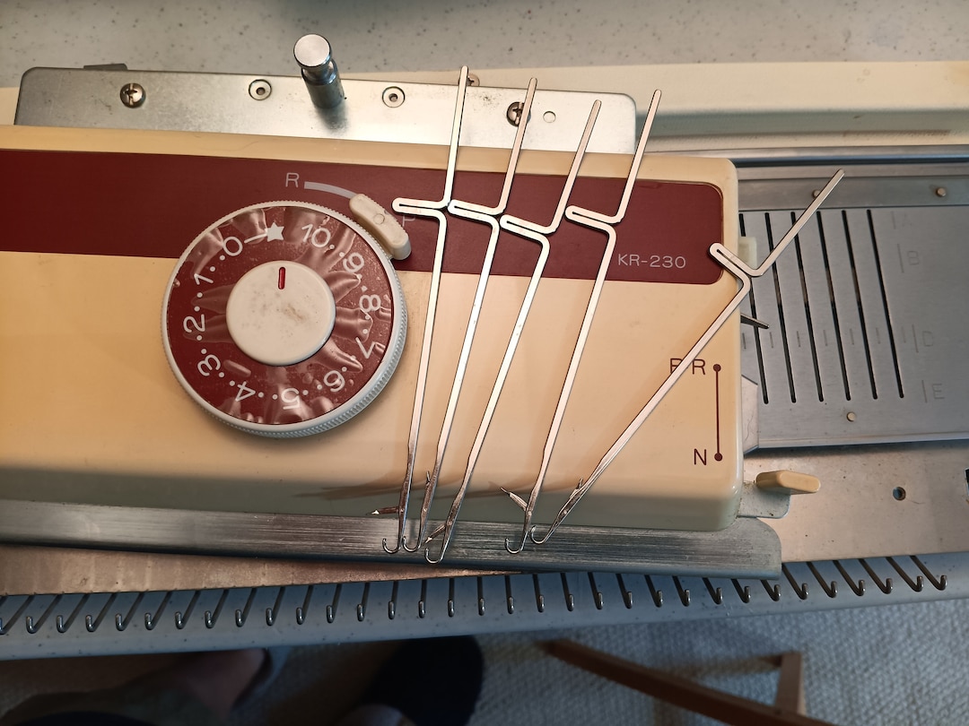 Set of Five (5) New Replacement Needles for Brother KH230 Knitting ...