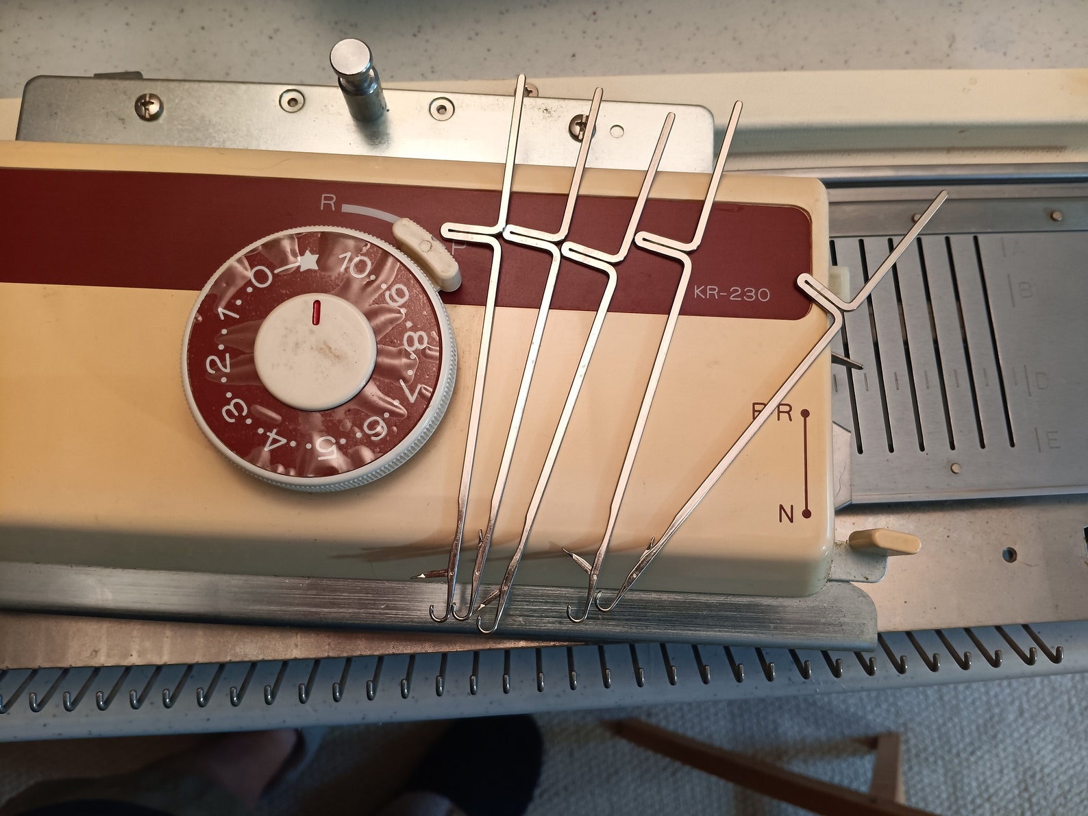 Set of Five (5) New Replacement Needles for Brother KH230 Knitting ...