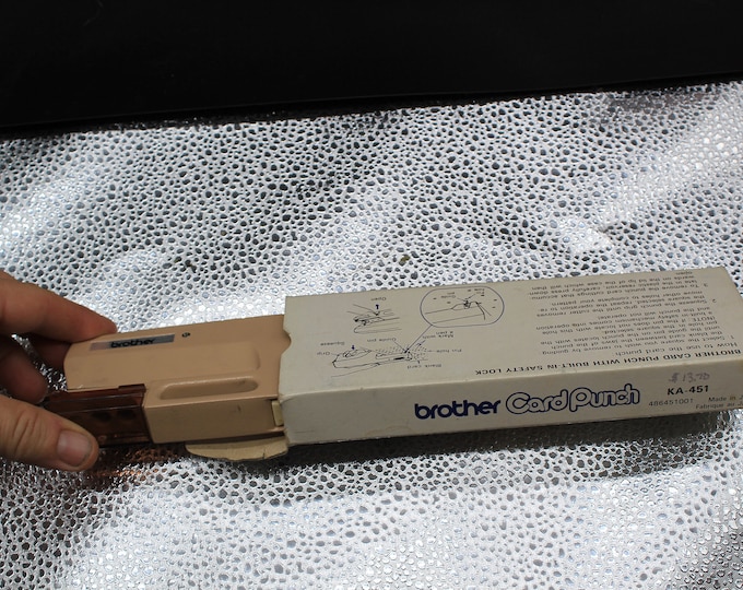 Brother Card Punch With Built-in Safety Lock Perforator to Make Custom ...