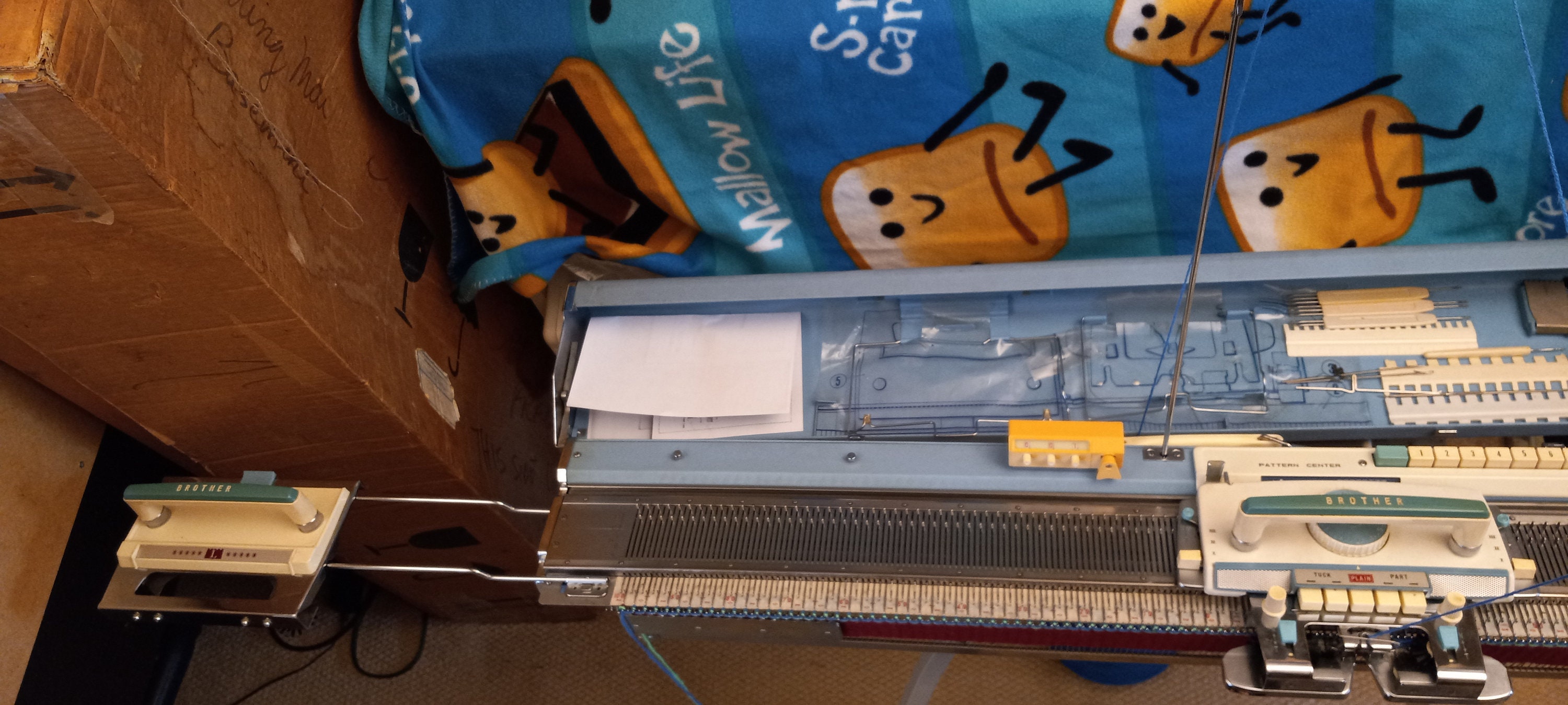 Brother Knitting Machine With 8-push Button Patterning - Etsy