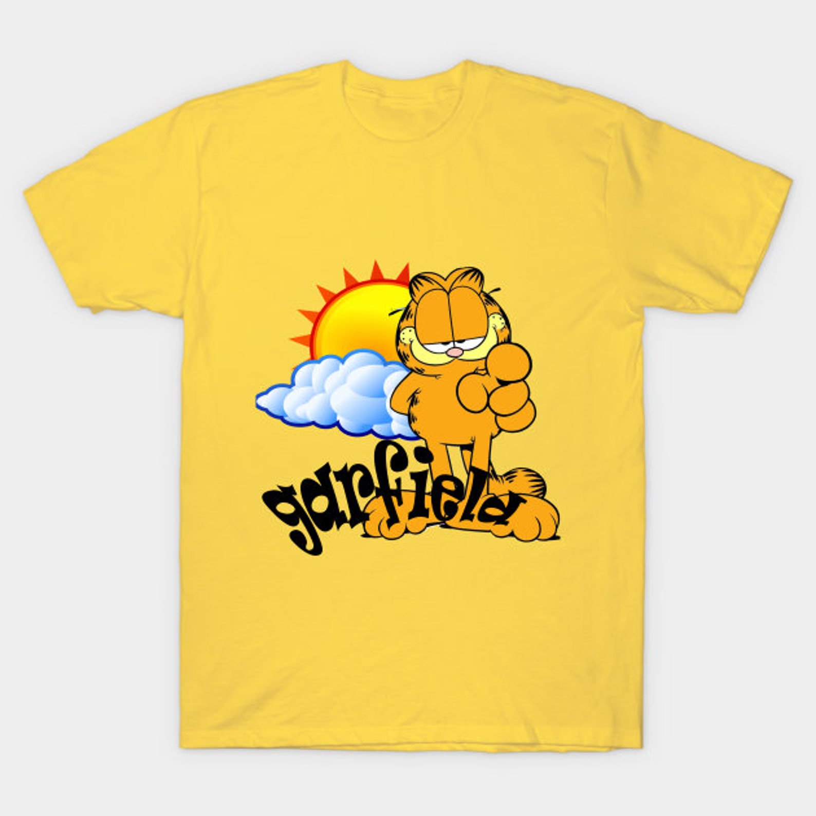 Garfield T-Shirt Unisex T-Shirt Gift For Him Gift For | Etsy