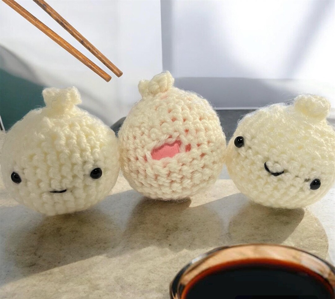 No-sew Bao Crochet Pattern Squishy stuffed Bao Bubble Balloon Stress ...