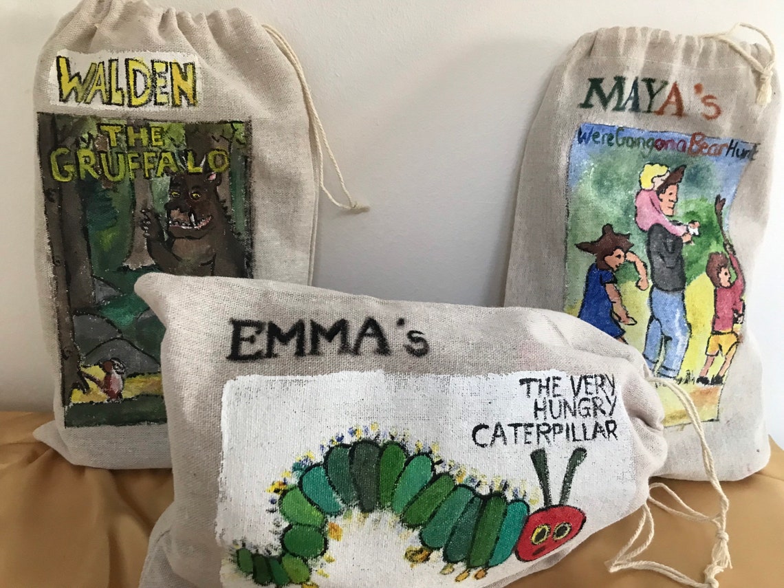 Handpainted 'we're Going on a Bear Hunt' Story Sack: Educational Props ...