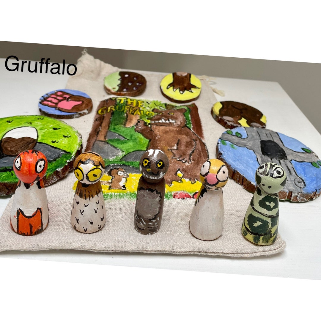 The Gruffalo Inspired Handpainted Story Sack, Educational Aids, Story ...