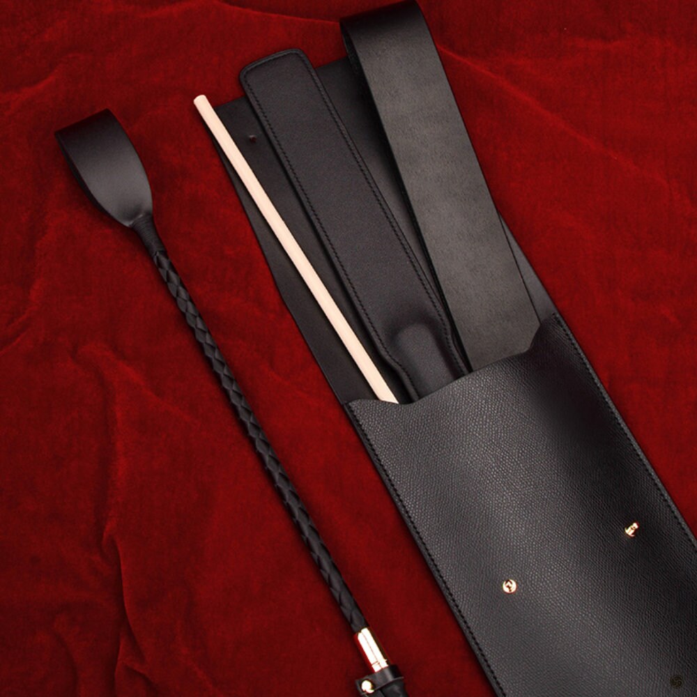Deluxe BDSM Punisher Spanking Kit Value Bundle With FREE Leather ...