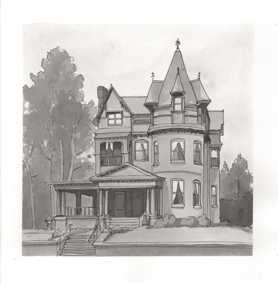 Rotring and Indian Ink - Original Work - Etsy