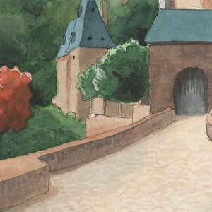 Rotring and Watercolor - Original Works - Eltz Castle - Etsy