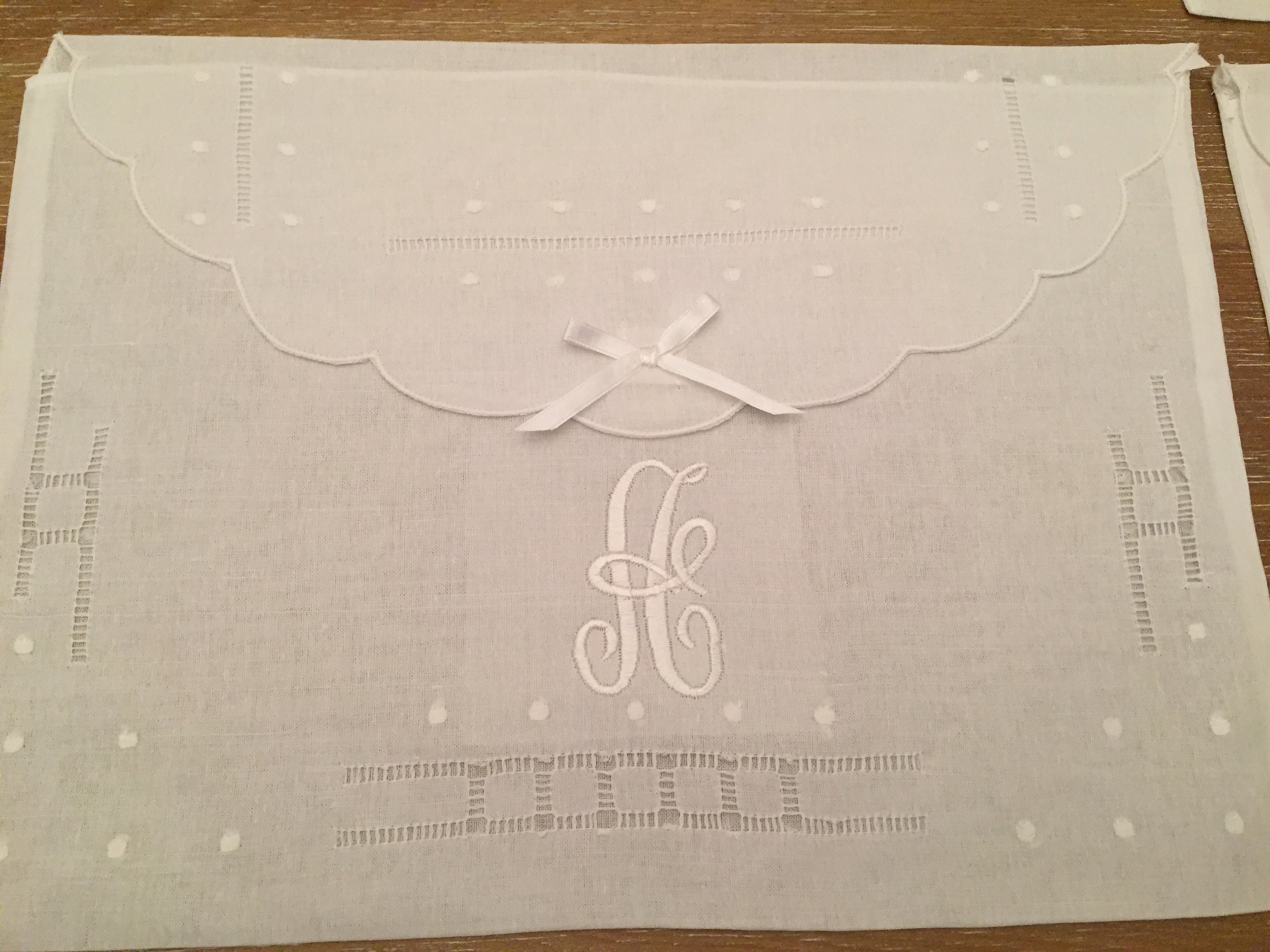 Monogrammed Temple envelope name on temple packet | Etsy