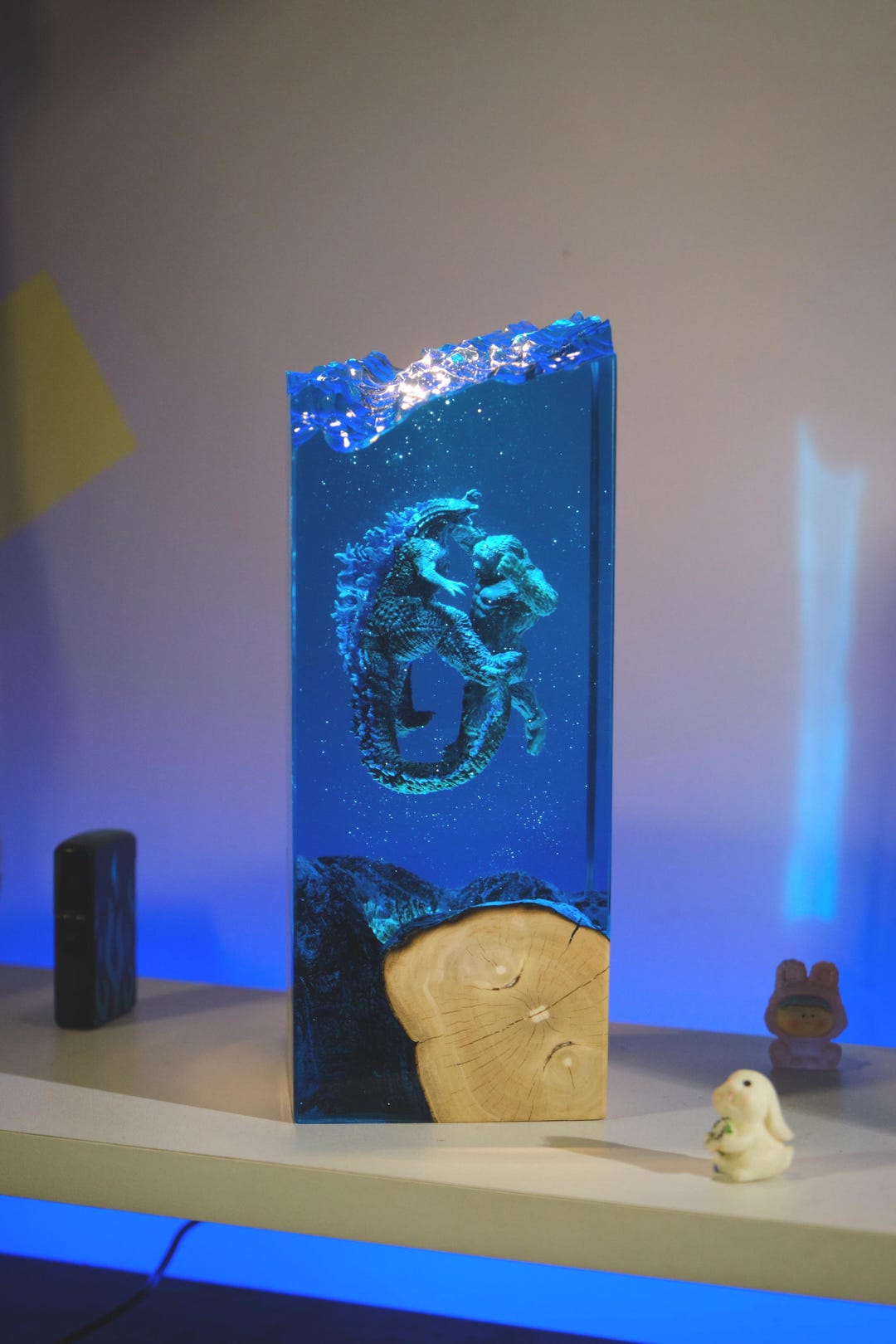 Super Monster Godzilla Resin Night Light, Titan Super Beast Resin, Kong ...