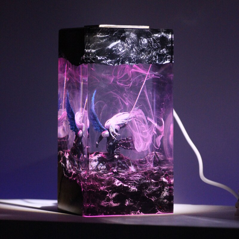 Resin Lamp Wood - Etsy