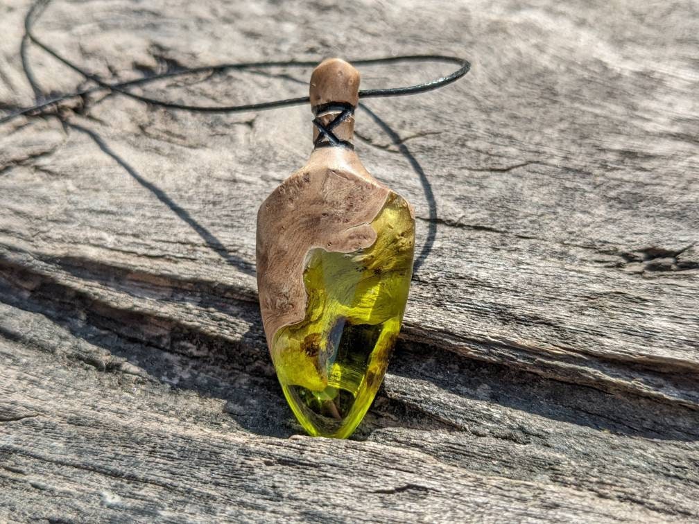 Sword Resin Necklace Sword Wood and Resin Pendant Arrow - Etsy