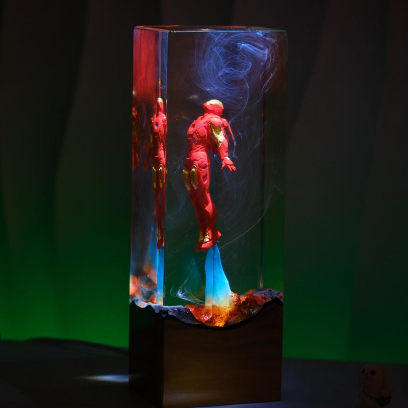 Resin Lamp - Etsy