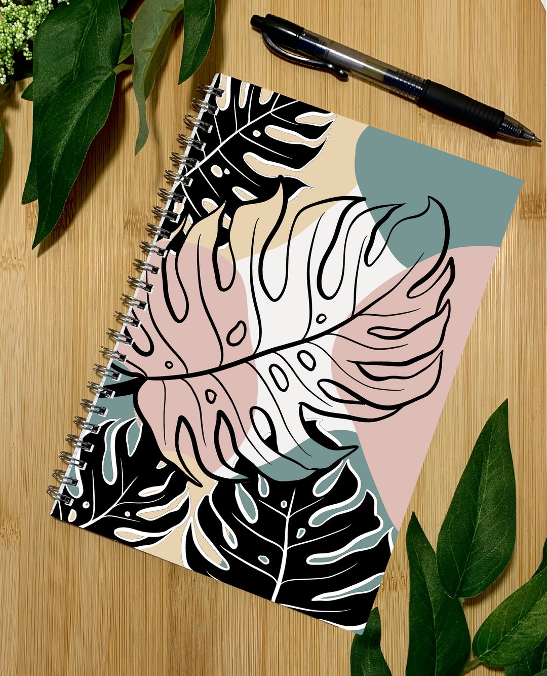 Boho Monster Spiral Notebook | Boho Notebook | Bohemian Notebook ...