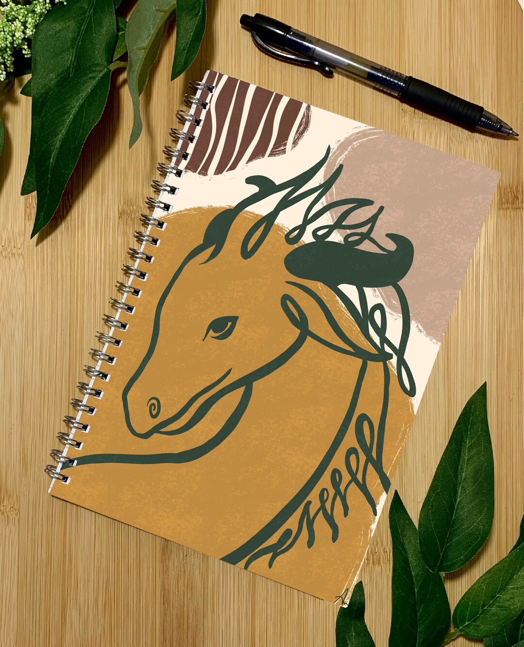 Boho Dragon Spiral Notebook | Dragon Notebook | Bohemian Notebook ...
