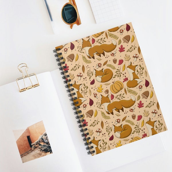 Fox Notebook - Etsy