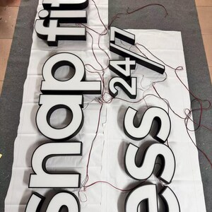 Steel Acrylic Light Box Letter Sign, Outdoor Advertising Brand ...