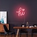 Hi Neon Sign Custom Neon Sign Led Neon Light Sign Home - Etsy