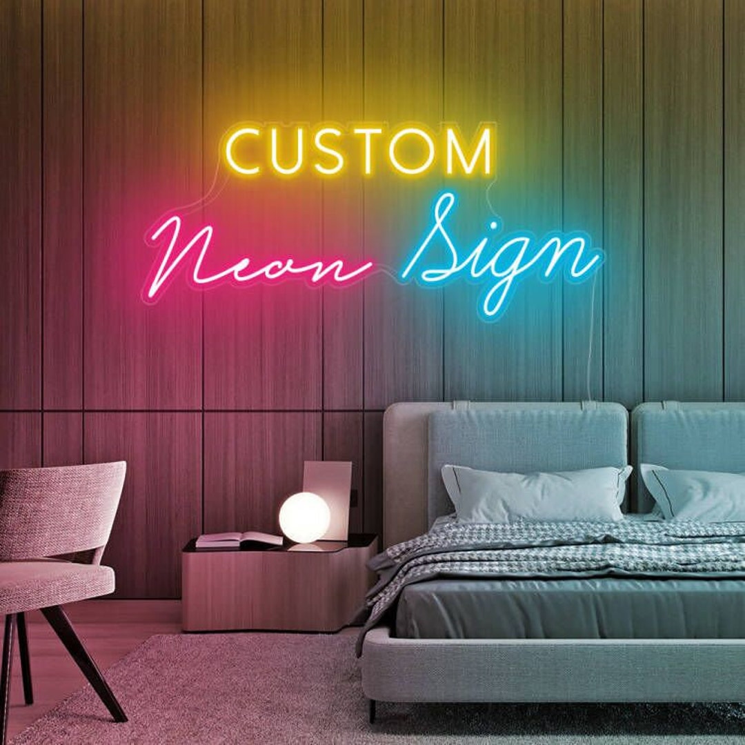 Neon Sign Custom Neon Sign Father's Day Gift Personalized Gift Name ...
