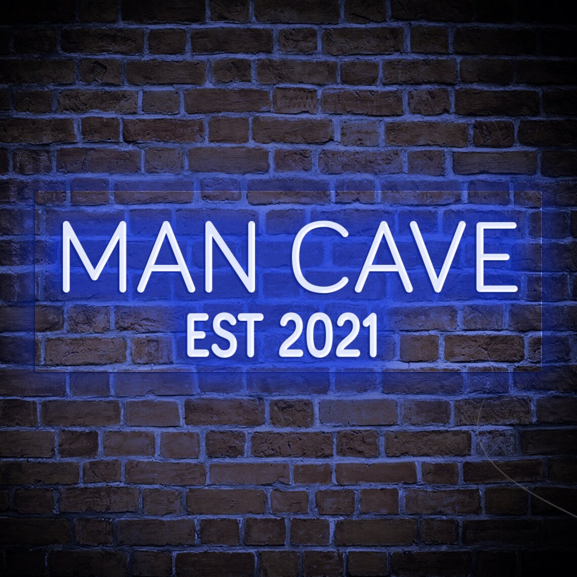Custom Man Cave Neon Sign Personalized Your Name Est Year | Etsy