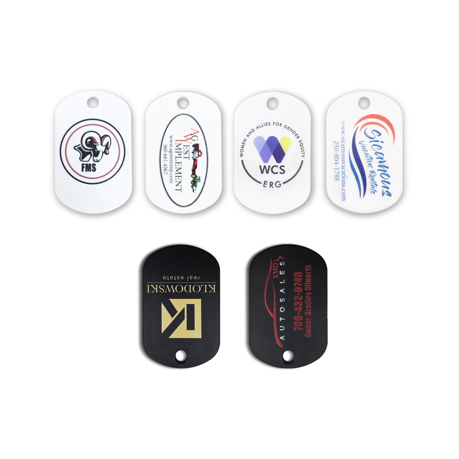 100pcs Personalized PVC Keychains, Custom Motel Hotel Key Tags, Printed ...