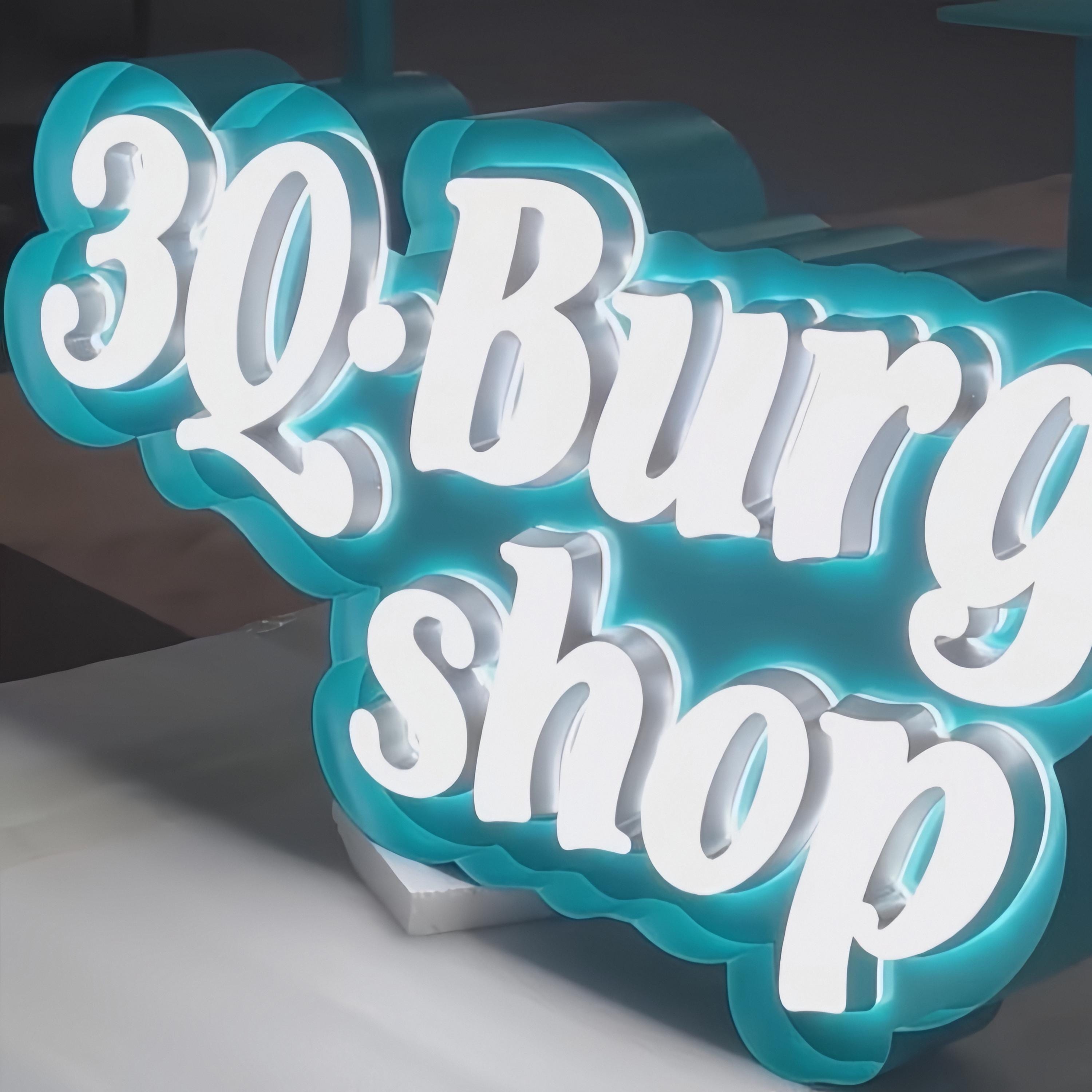 Outdoor Hanging Store Front Advertising Sign, 3d Business Sign Shop ...