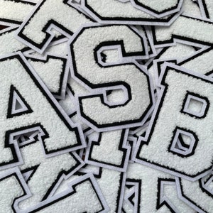 A-Z Chenille Letters, Letter Patches, Iron on Letter Patch,4.5 Inches ...