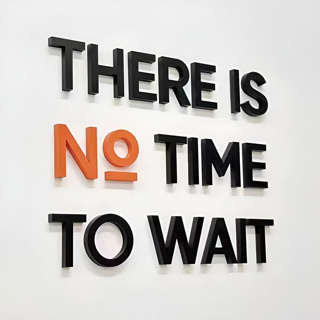 Acrylic Painted Letter Sign Advertising Word Custom, 3D Company ...