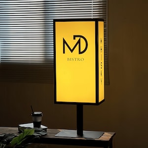 Custom Vertical Floor-standing Acrylic Light Box Sign Billboard ...
