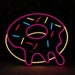 Donuts Neon Sign Custom Neon Sign Shop Business Party Wedding Home ...