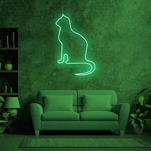 Cat Neon Sign Custom Neon Sign Led Neon Light Sign Wall Decor Wedding ...