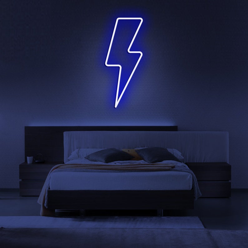 Custom Lightning Neon Sign, Custom Led Neon Light Sign, Personalized ...